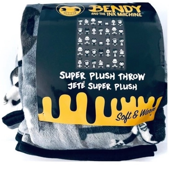Bendy | Bedding | Bendy And The Ink Machine Super Soft Plush Throw ...